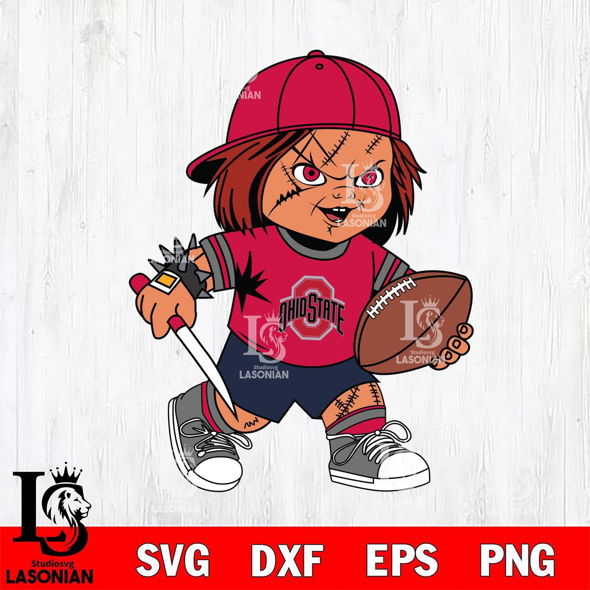 Ohio State Buckeyes Chucky Horror 10 – lasoniansvg