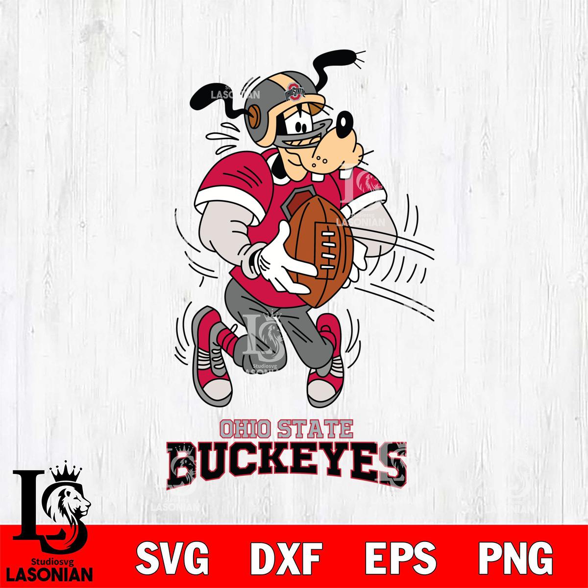 Ohio State Buckeyes Goofy Sport Football – lasoniansvg