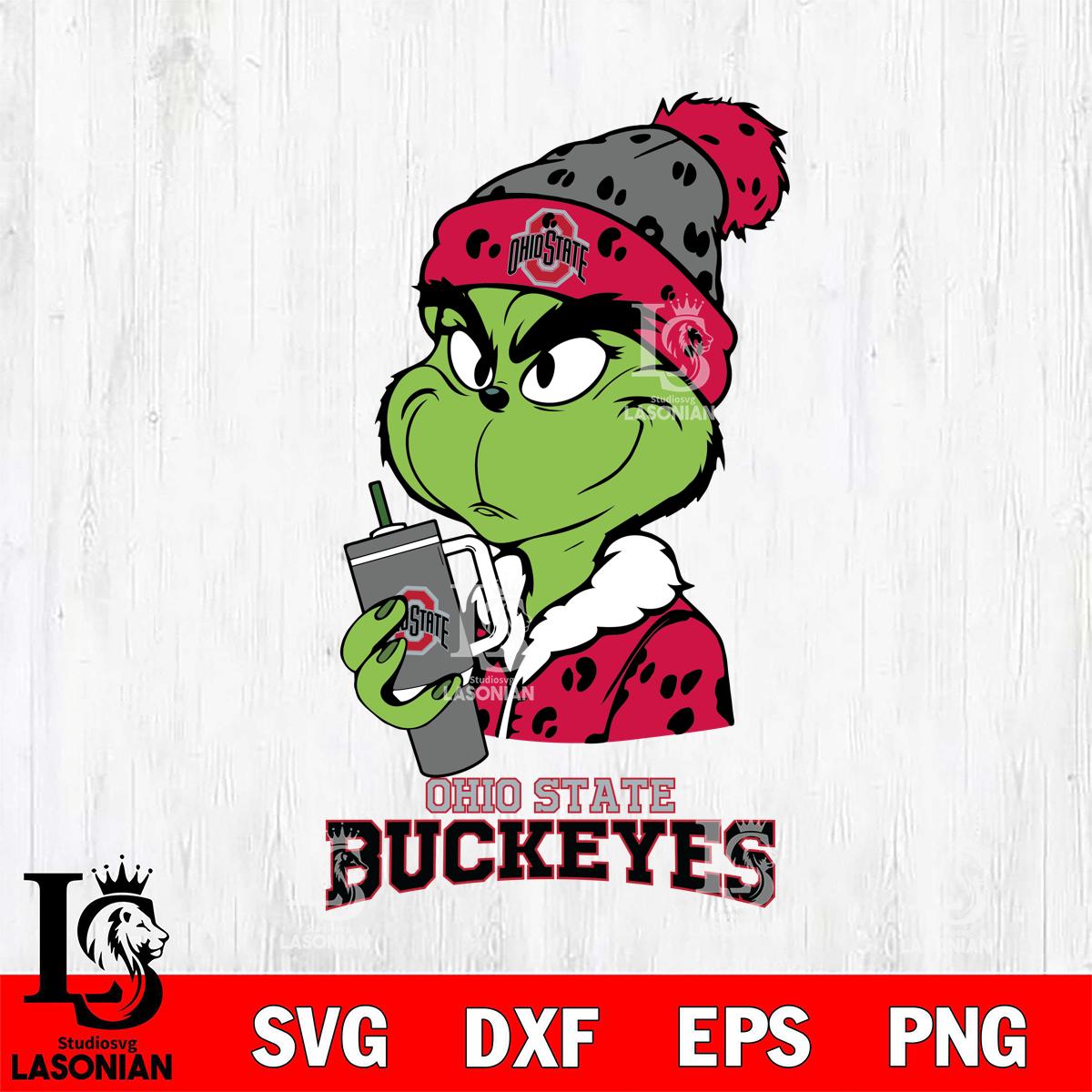 Ohio State Buckeyes Grinch Bougie Leopard – lasoniansvg