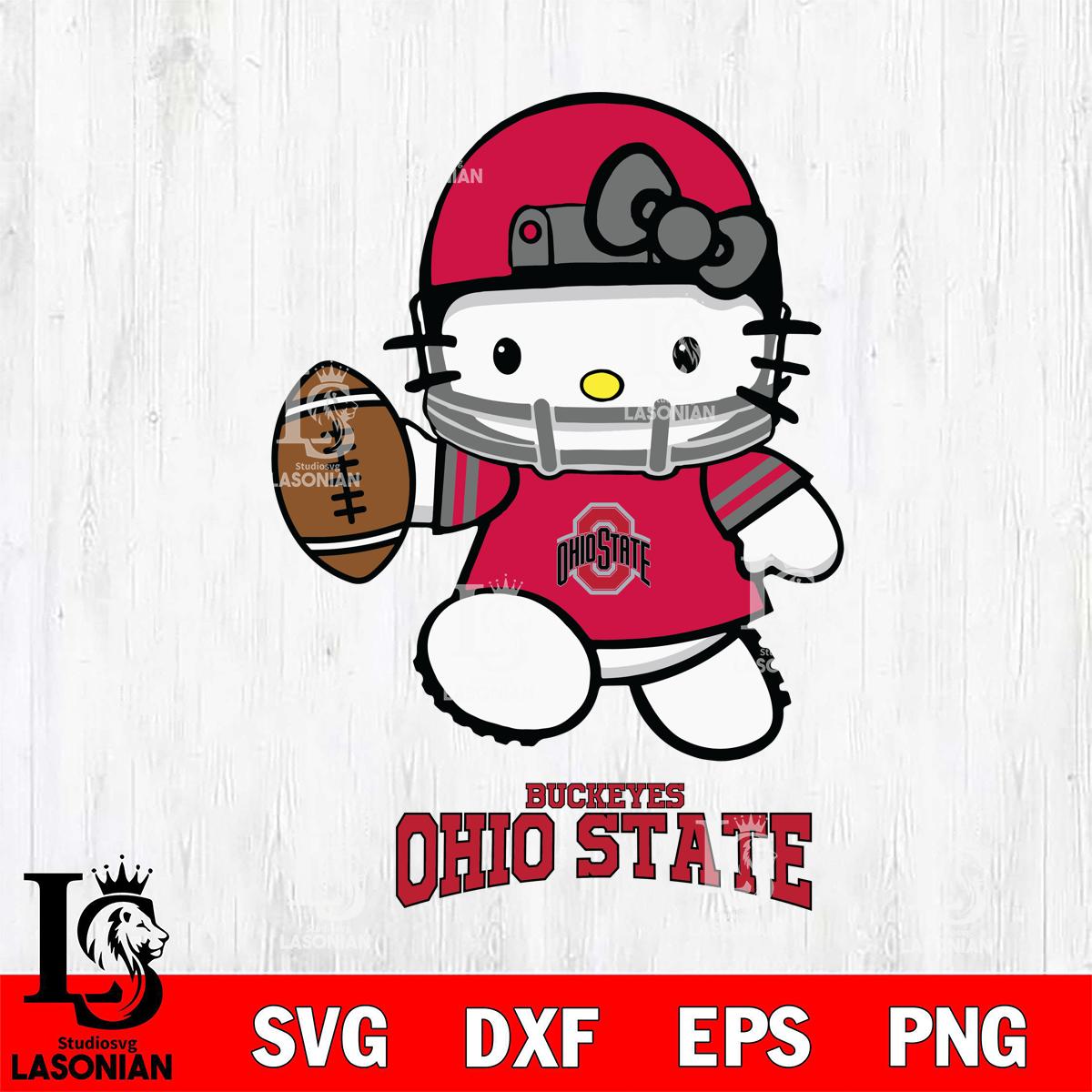 Ohio State Buckeyes Hello Kitty NCAA 4 – lasoniansvg