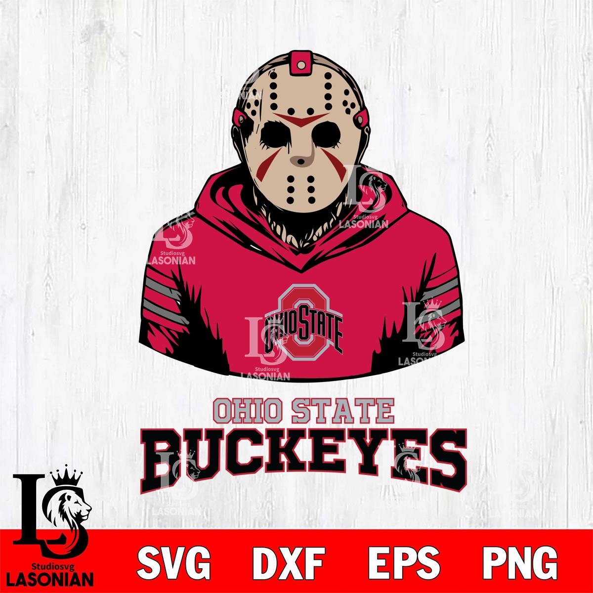Ohio State Buckeyes Jason Voorhees 4 – lasoniansvg