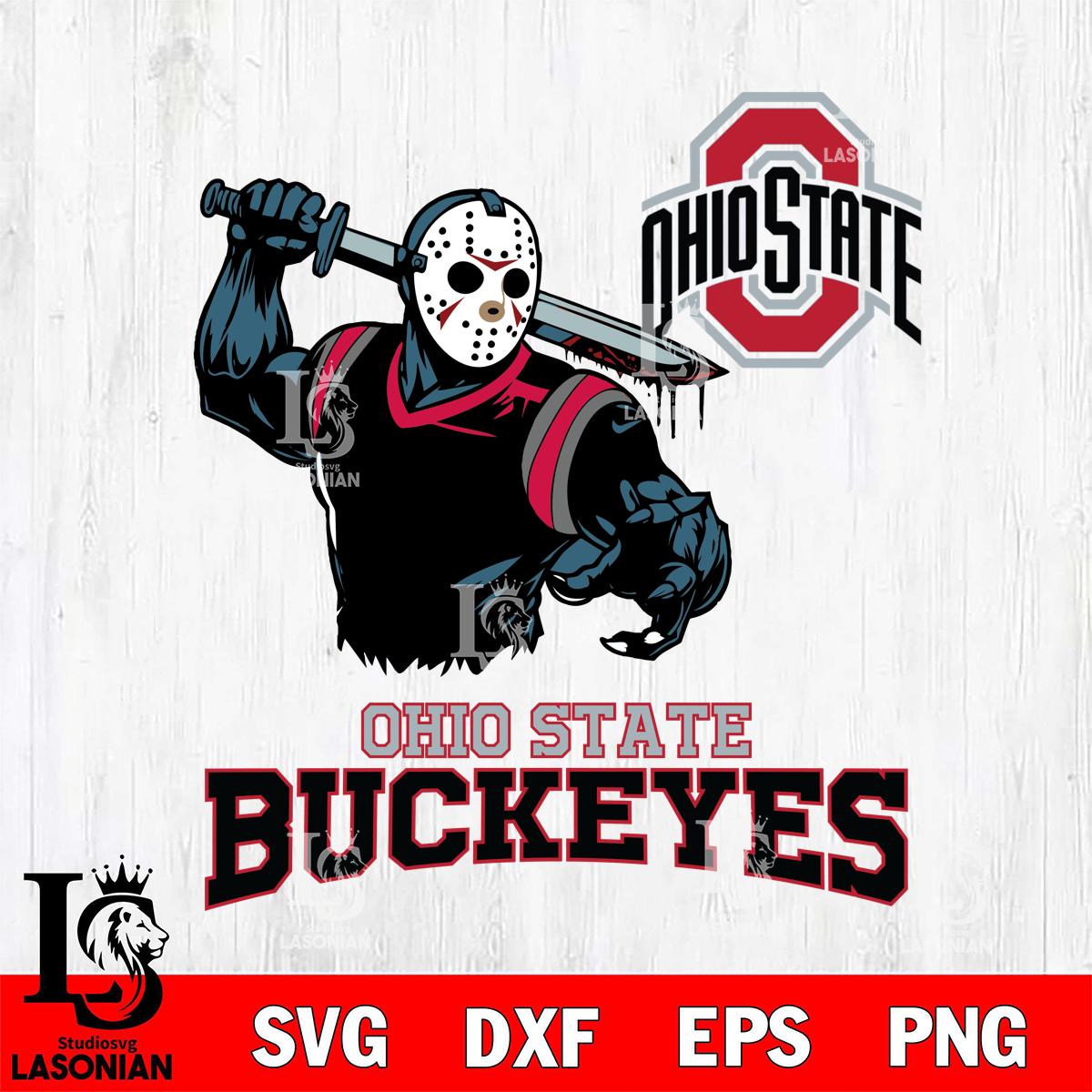 Ohio State Buckeyes Jason Voorhees 5 – lasoniansvg