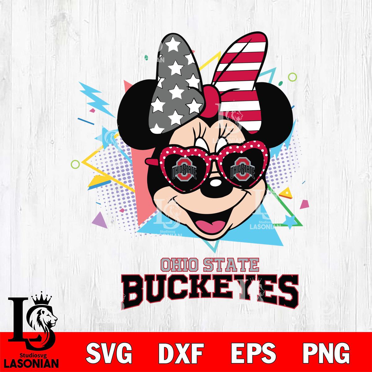Ohio State Buckeyes Minnie Mouse Love Sport – lasoniansvg