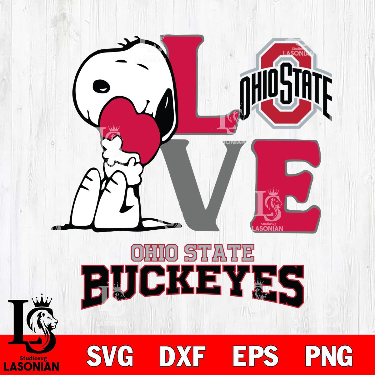 Ohio State Buckeyes Snoopy Sport 10 – lasoniansvg