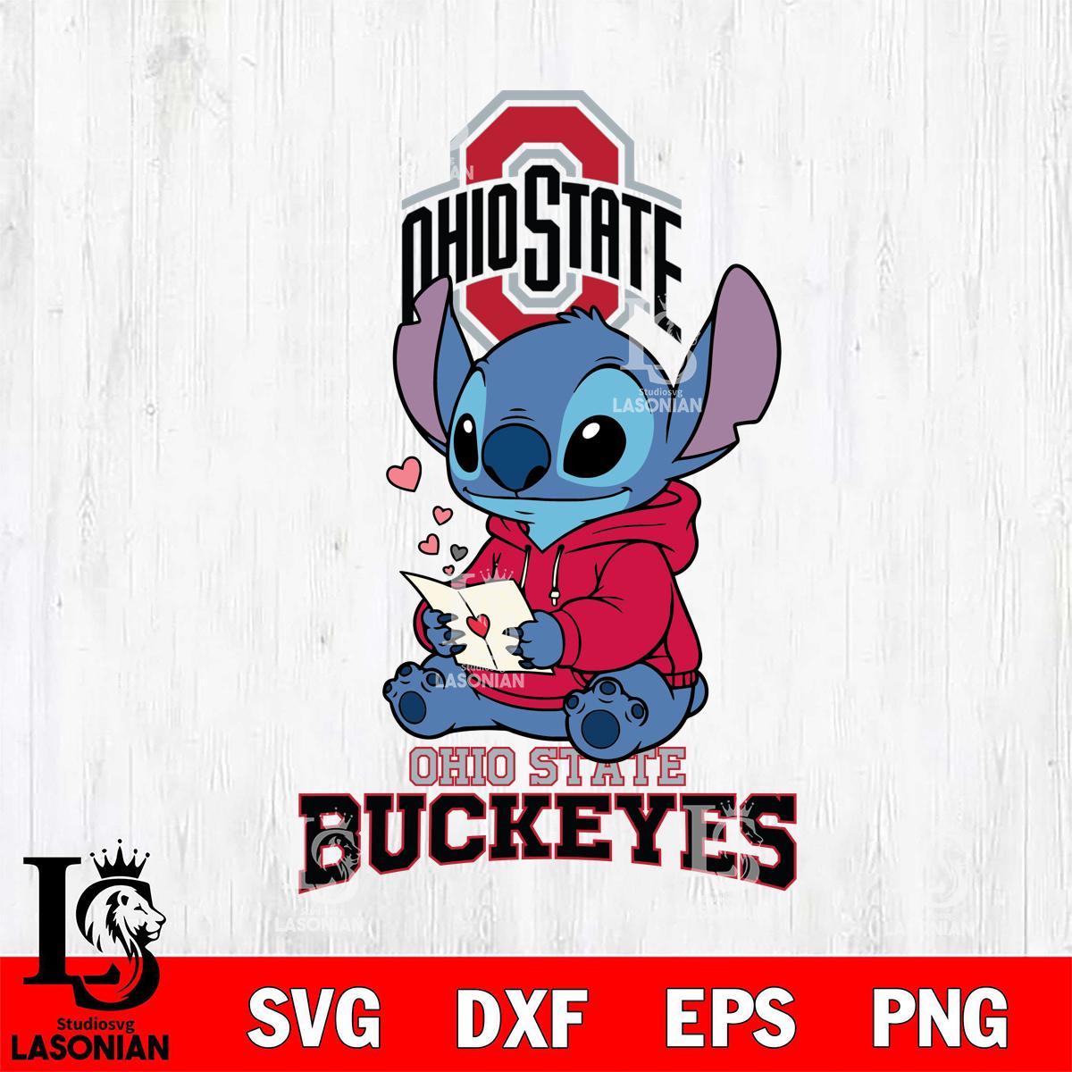 Ohio State Buckeyes Stitch Read Digital Download, NCAA SVG DXF EPS PNG ...