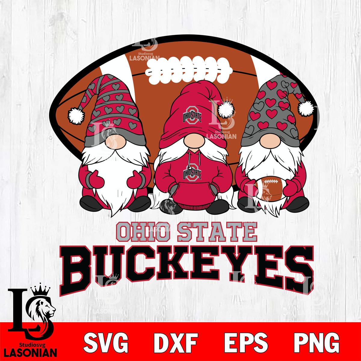 Ohio State Buckeyes Three Gnome Football – lasoniansvg