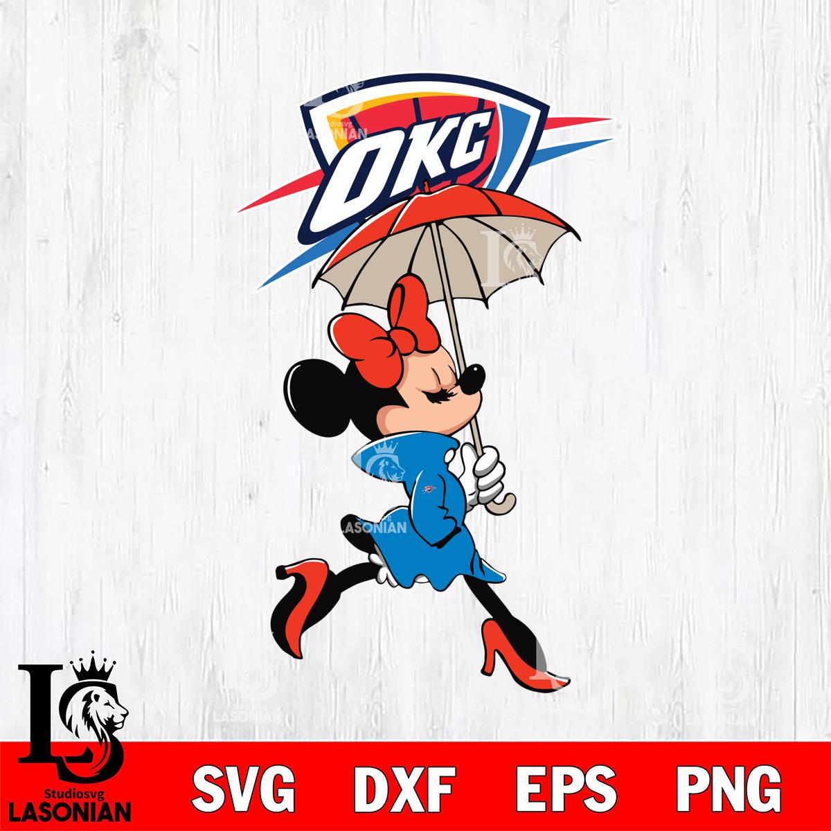 Oklahoma City Thunder Fancy Minnie – lasoniansvg