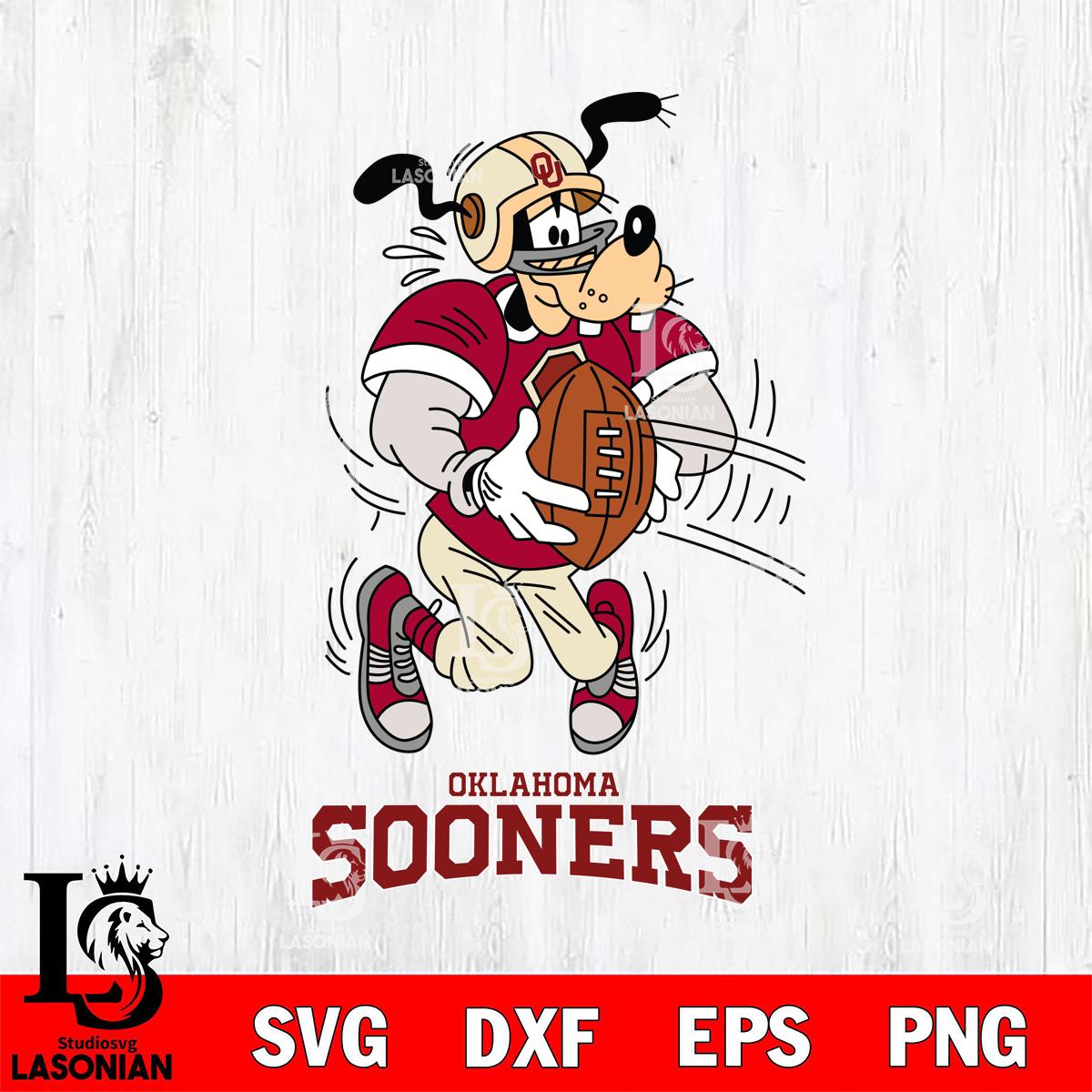 Oklahoma Sooners Goofy Sport Football – lasoniansvg