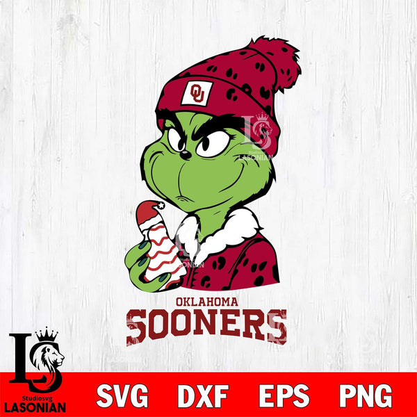 Oklahoma Sooners Grinch Tree Cake – lasoniansvg