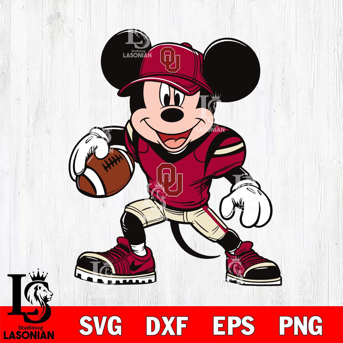 Oklahoma Sooners Mickey Mouse – lasoniansvg