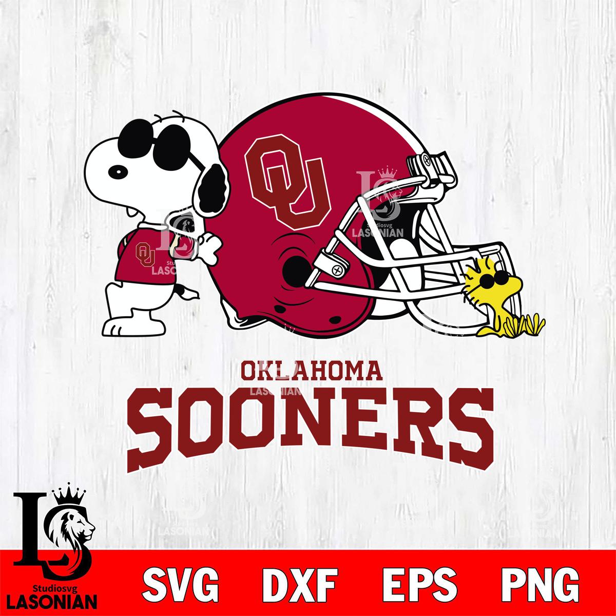 Oklahoma Sooners Snoopy Sport 2 – lasoniansvg