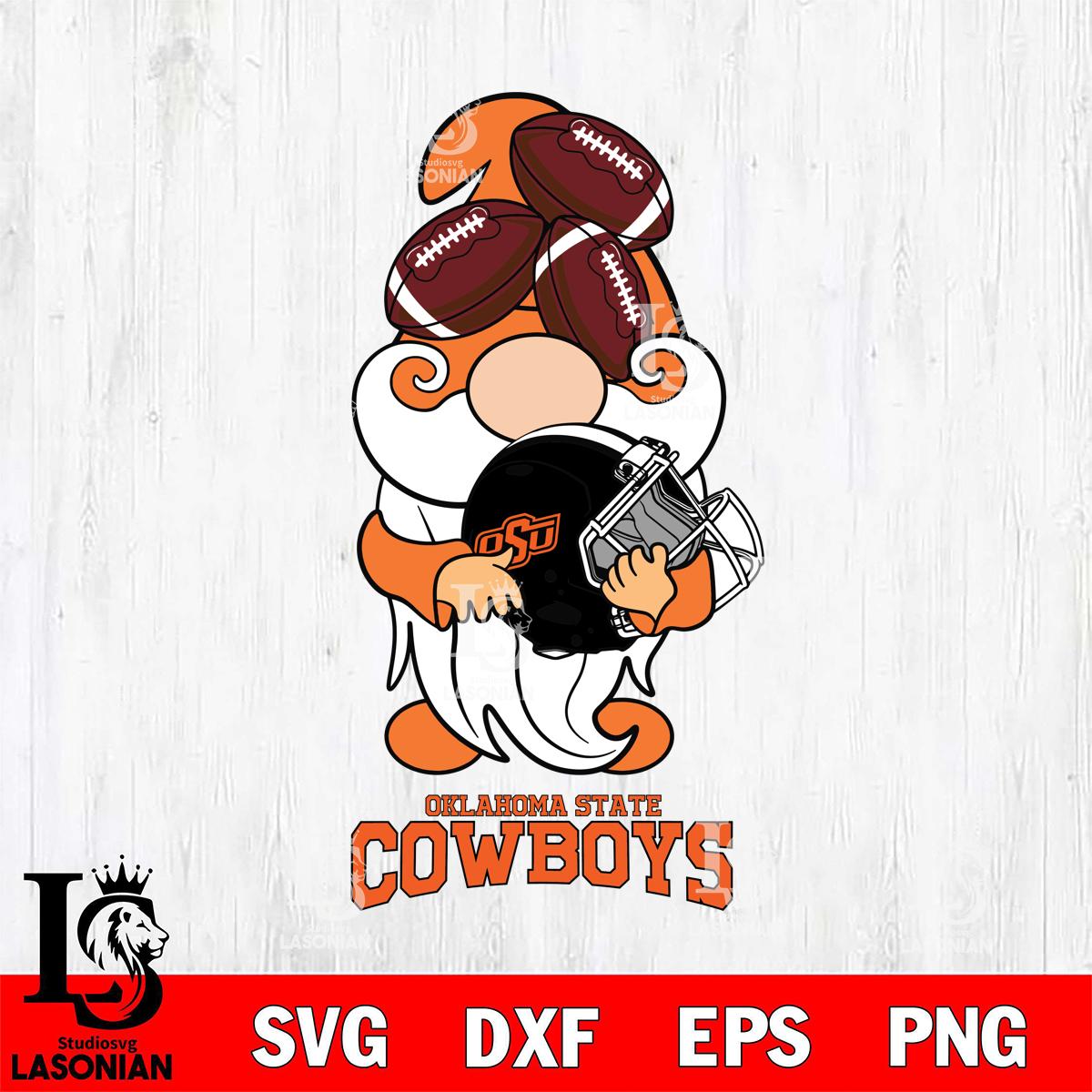 Oklahoma State Cowboys Gnomes Helmet – lasoniansvg