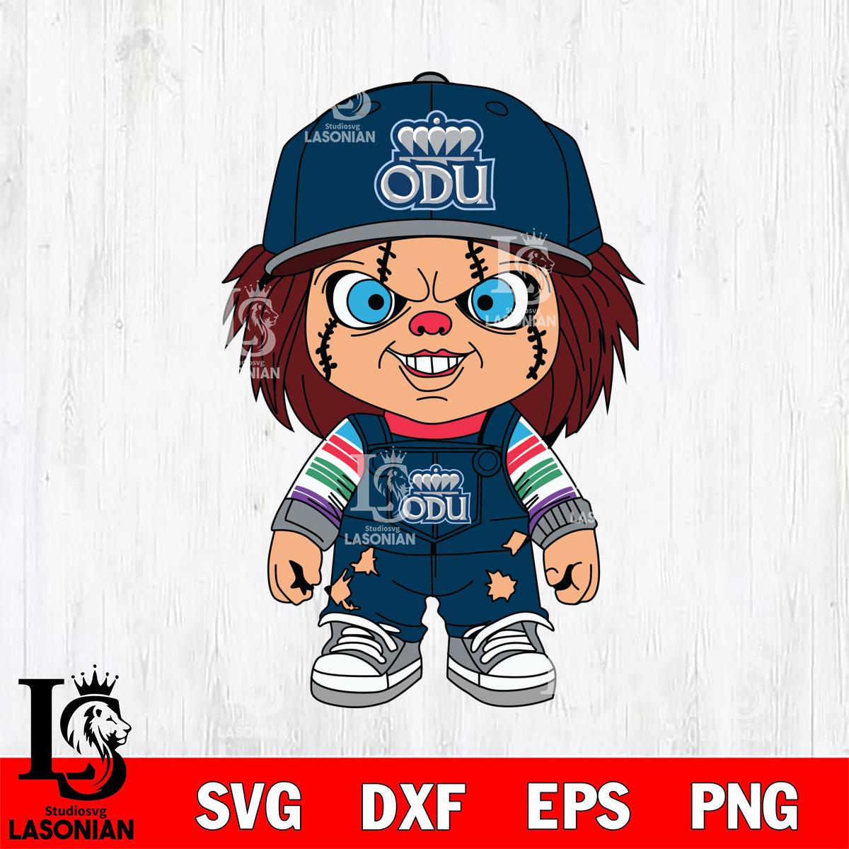Old Dominion Monarchs Chucky Football Horror Halloween – lasoniansvg