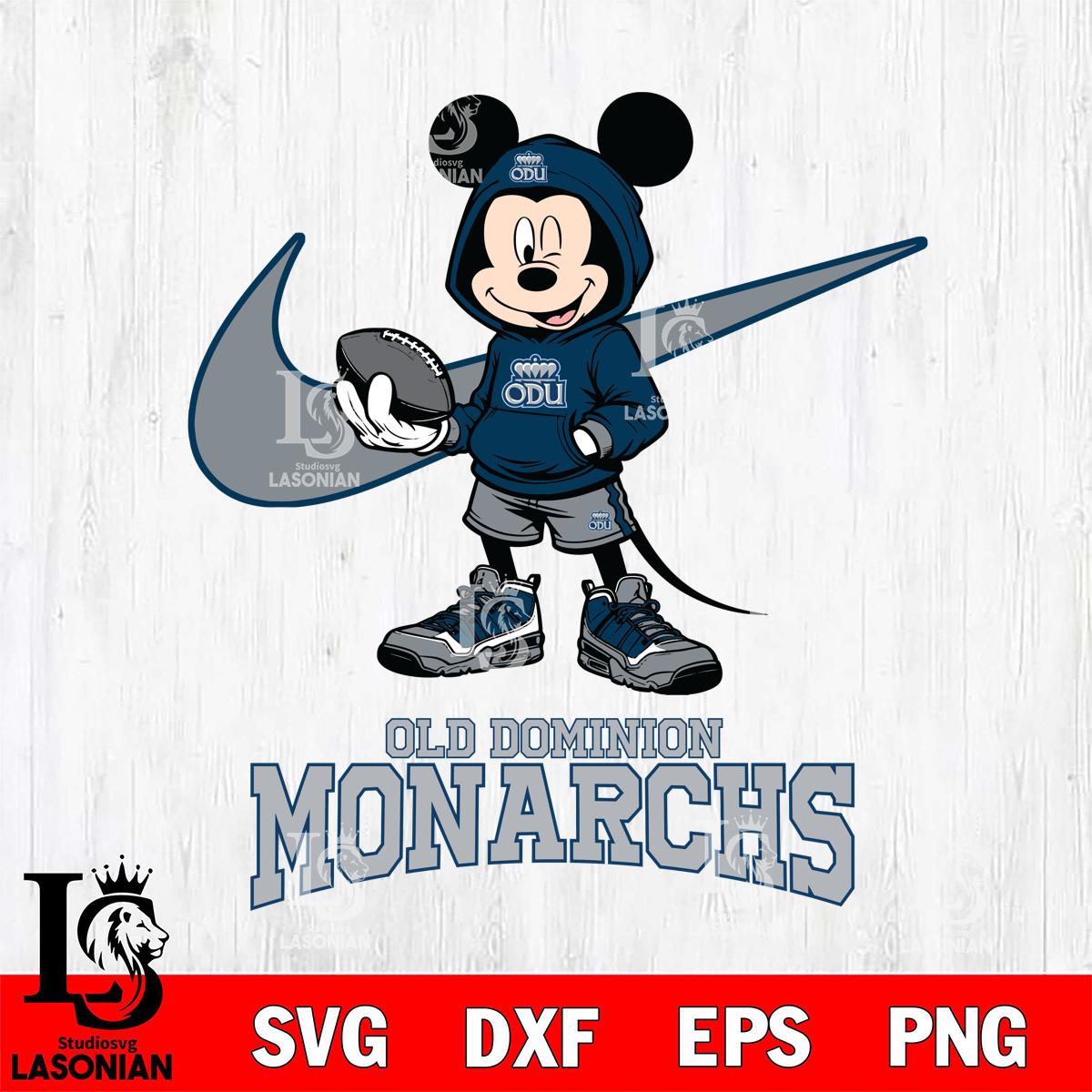 Old Dominion Monarchs Mikey Mouse Disney NIKE – lasoniansvg