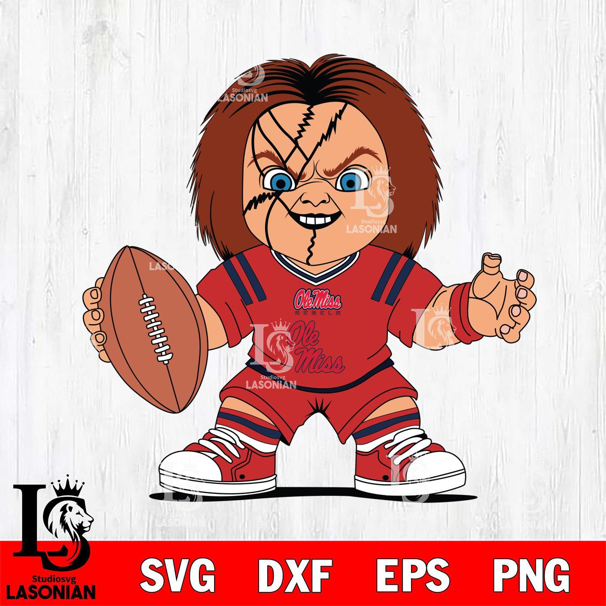 Ole Miss Rebels Chucky Horror 2 – lasoniansvg