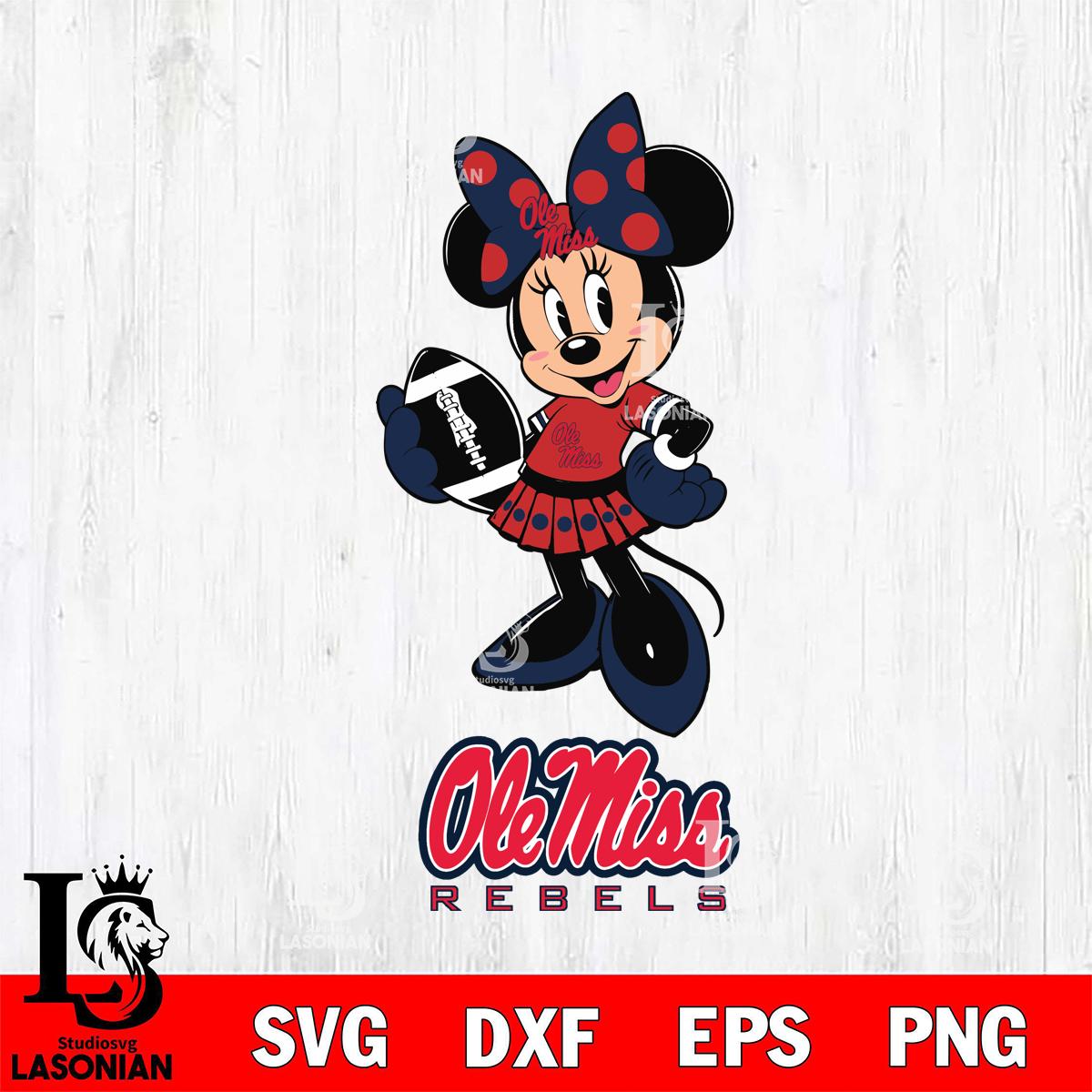 Ole Miss Rebels Minnie Mouse – lasoniansvg