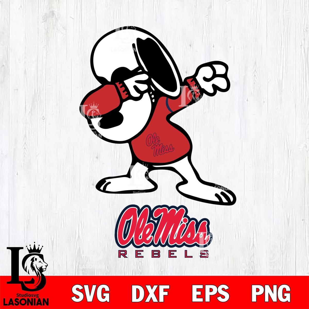 Ole Miss Rebels Snoopy Sport 3 – lasoniansvg