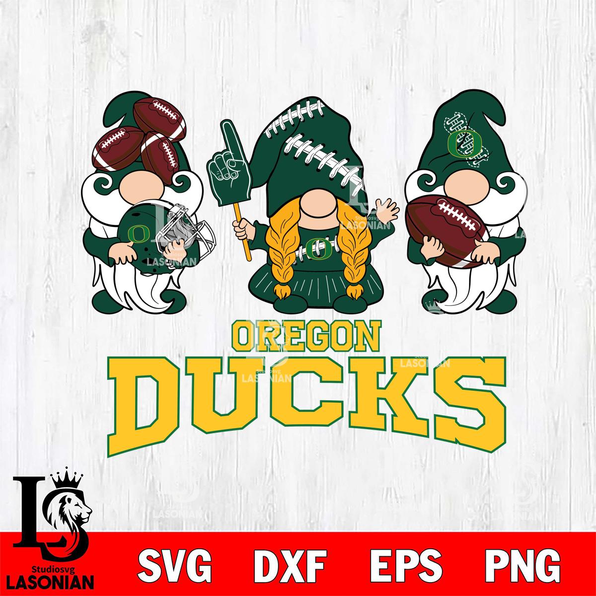 Oregon Ducks 3 Gnomes Football – lasoniansvg