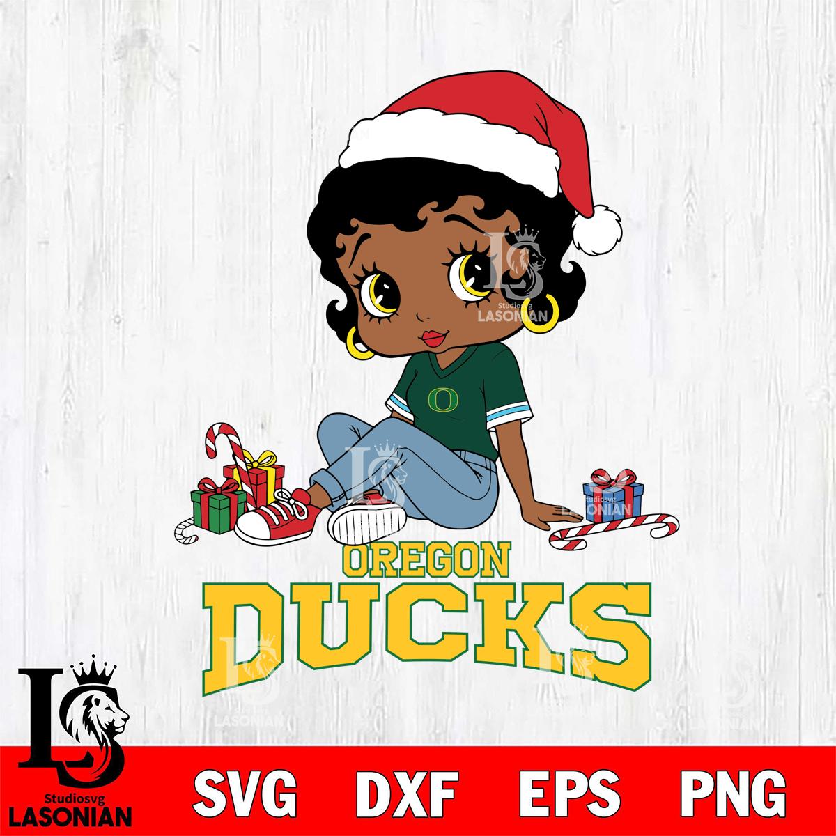 Oregon Ducks Betty Boop Christmas – lasoniansvg