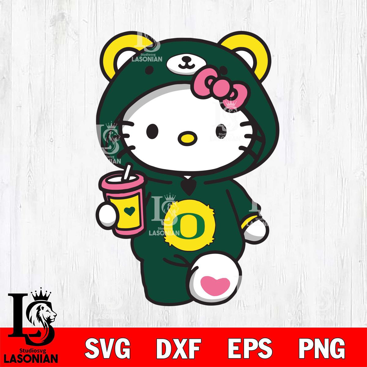 Oregon Ducks Cute Hello Kitty – lasoniansvg