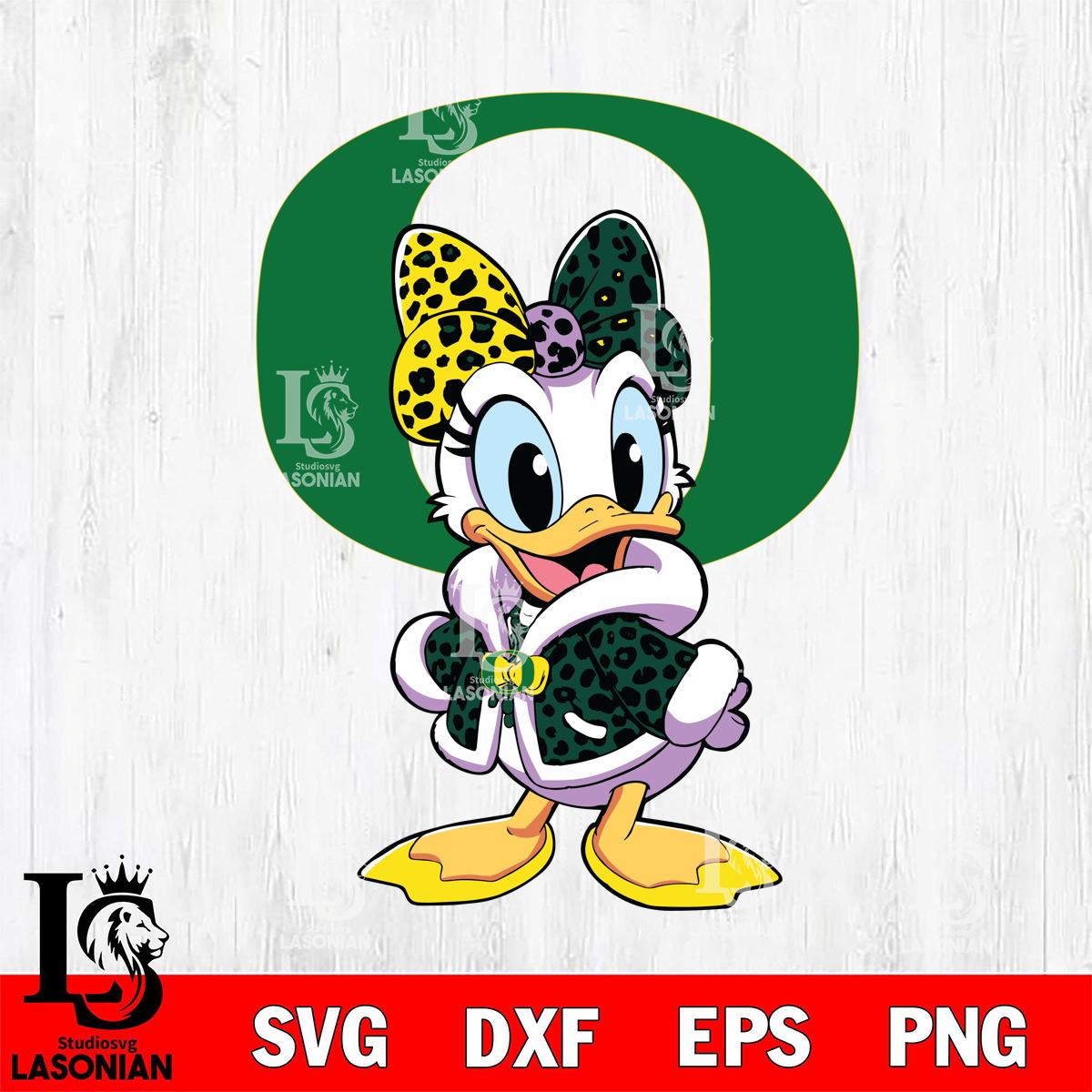 Oregon Ducks Fancy Daisy Duck Disney – lasoniansvg