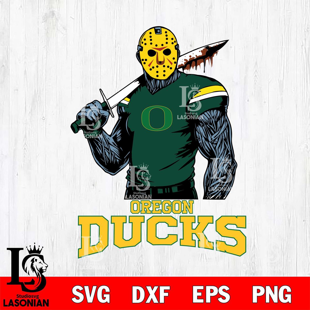 Oregon Ducks Jason Voorhees 7 – lasoniansvg