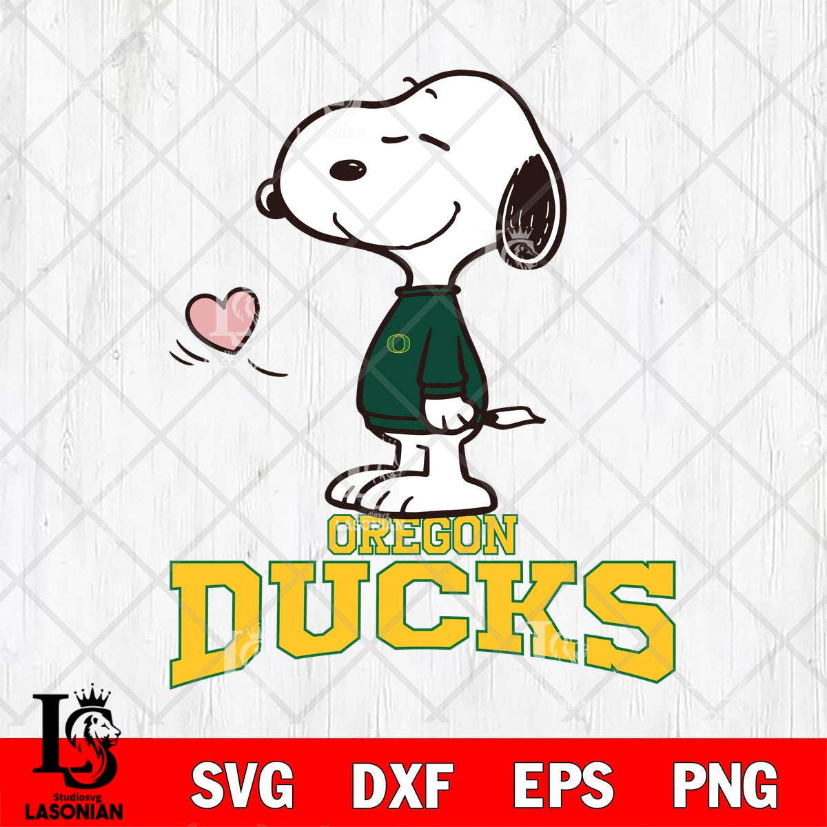 Oregon Ducks Love Snoopy Valentine File cut , Criucut , Silhouette ...
