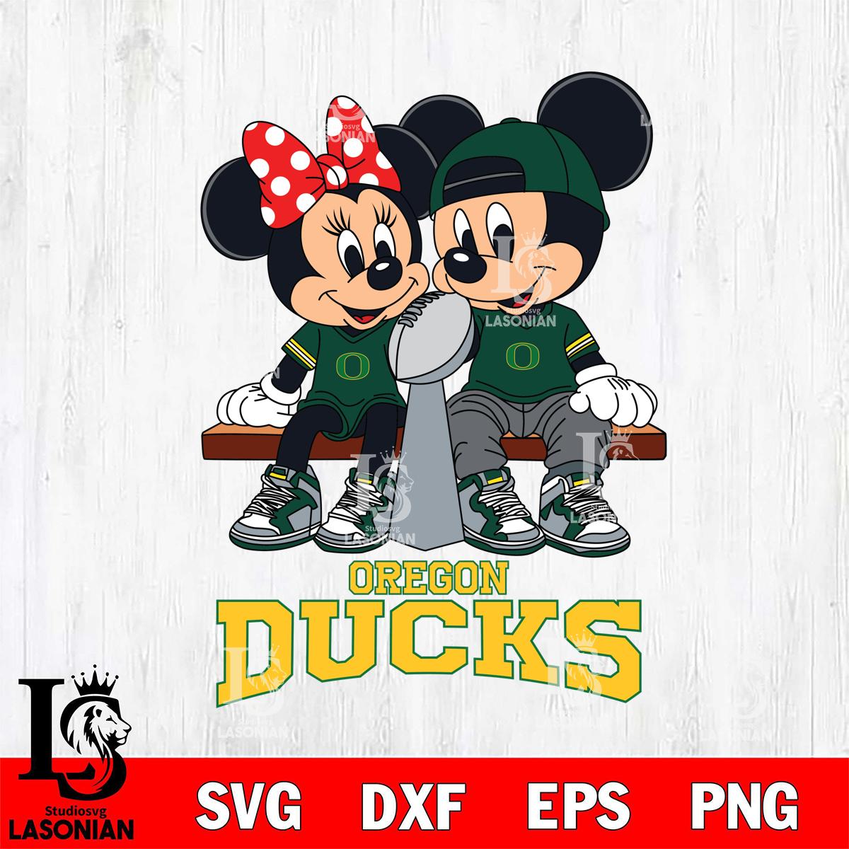 Oregon Ducks Mickey And Minnie Football Champions – lasoniansvg
