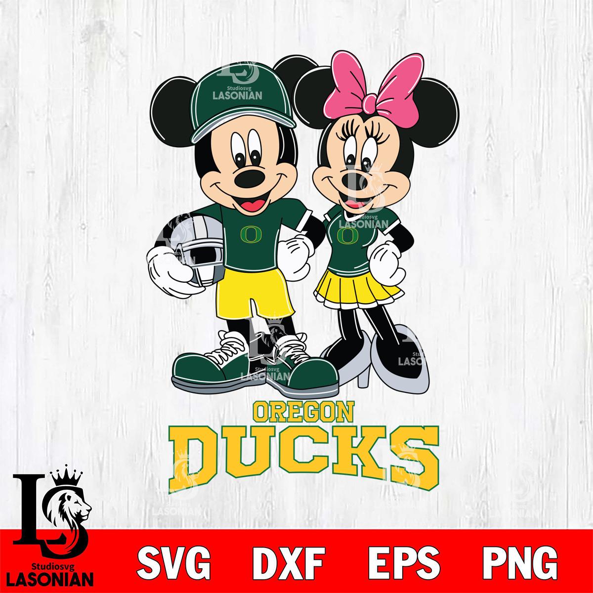 Oregon Ducks Mickey Minnie Mouse Helmet – lasoniansvg