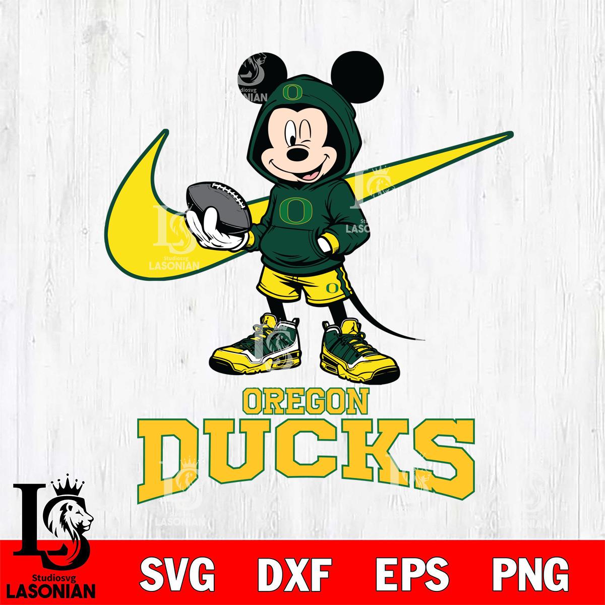 Oregon Ducks Mikey Mouse Disney NIKE – lasoniansvg