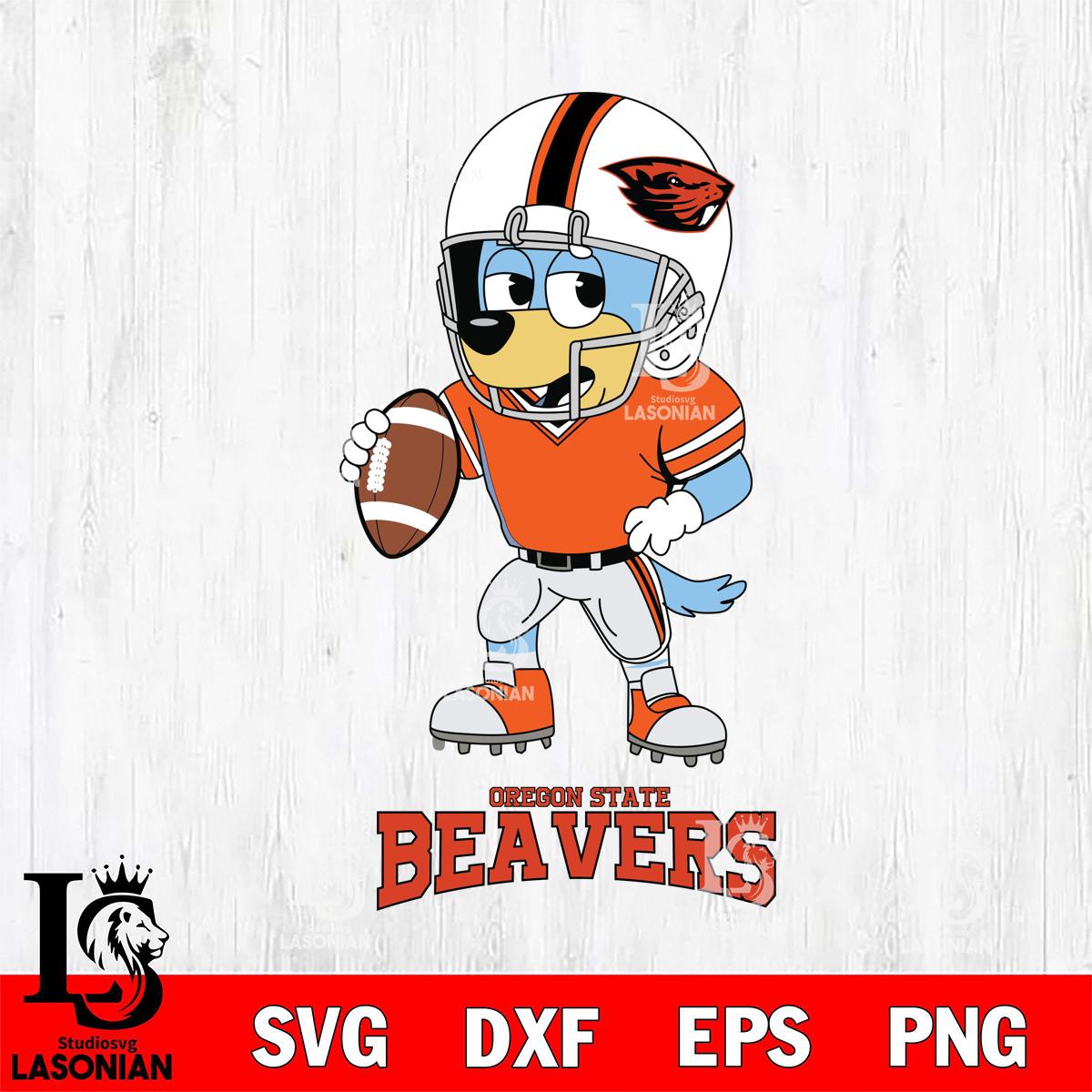 Oregon State Beavers Bluey rugby – lasoniansvg