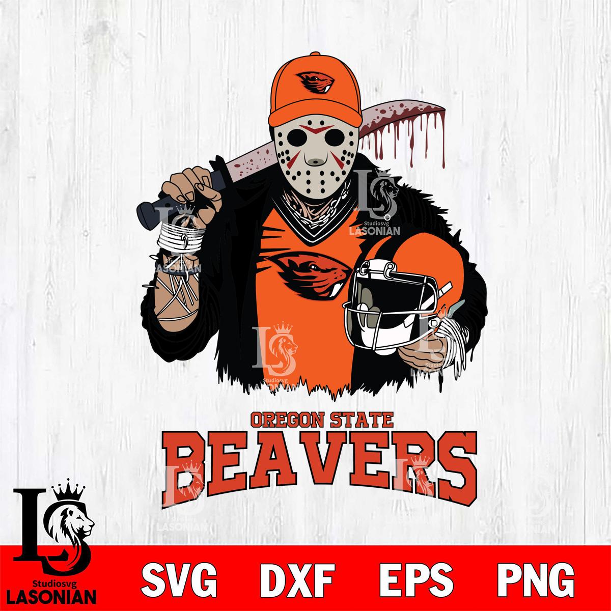 Oregon State Beavers Jason Voorhees 2 – lasoniansvg