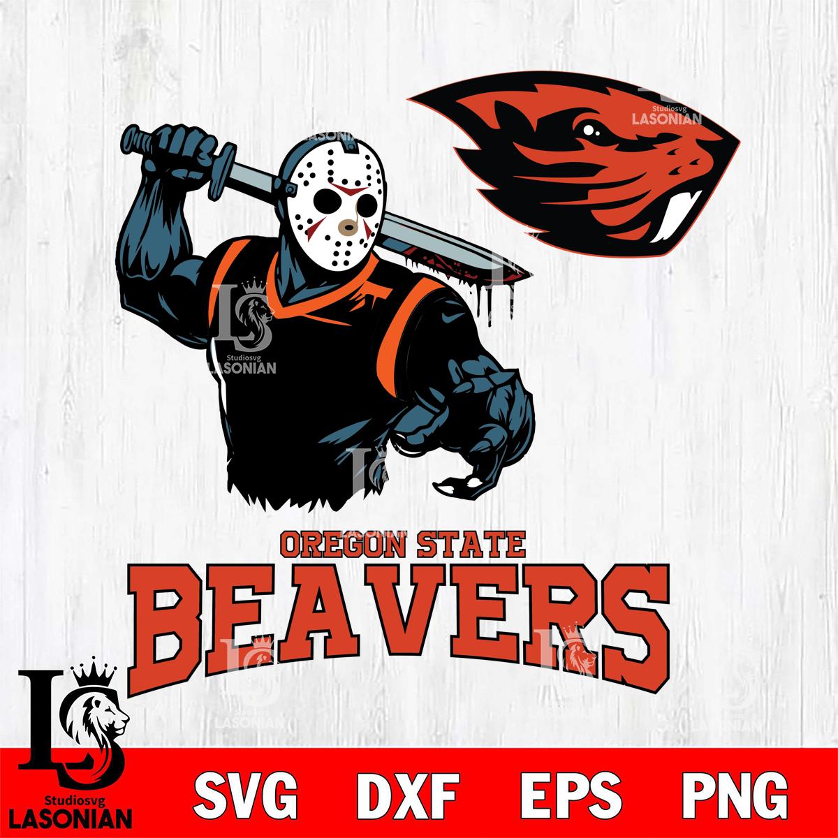 Oregon State Beavers Jason Voorhees 5 – lasoniansvg