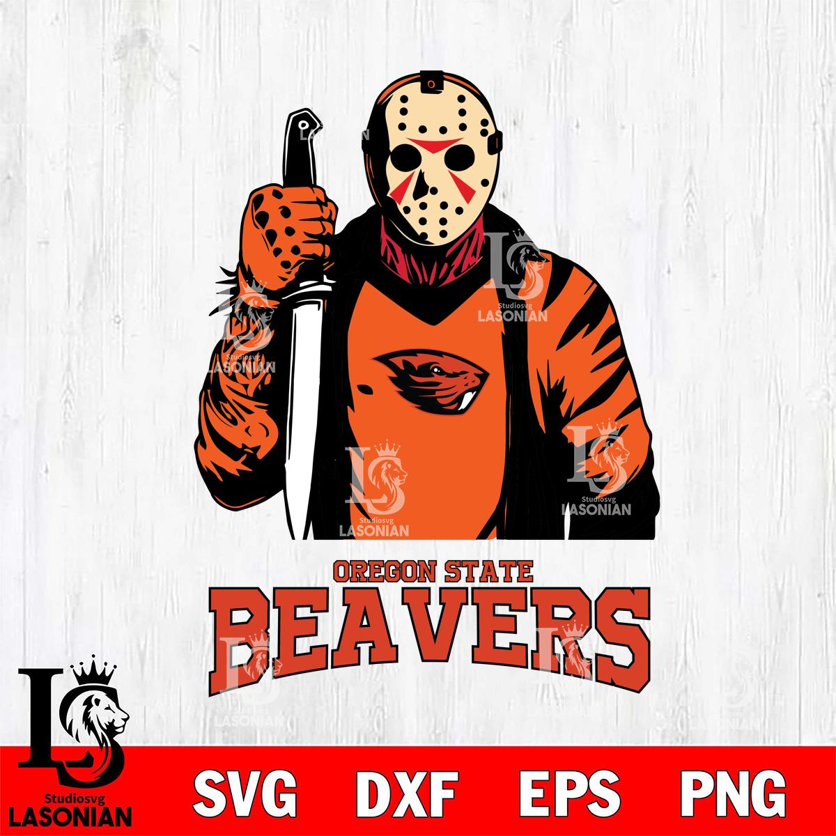 Oregon State Beavers Jason Voorhees 6 – lasoniansvg