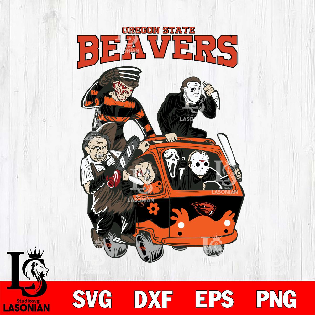 Oregon State Beavers Jason Voorhees Horror 10 – lasoniansvg