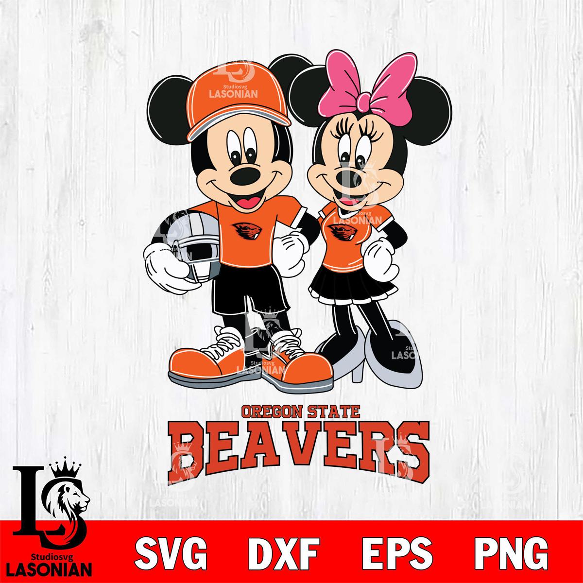 Oregon State Beavers Mickey Minnie Mouse Helmet – lasoniansvg
