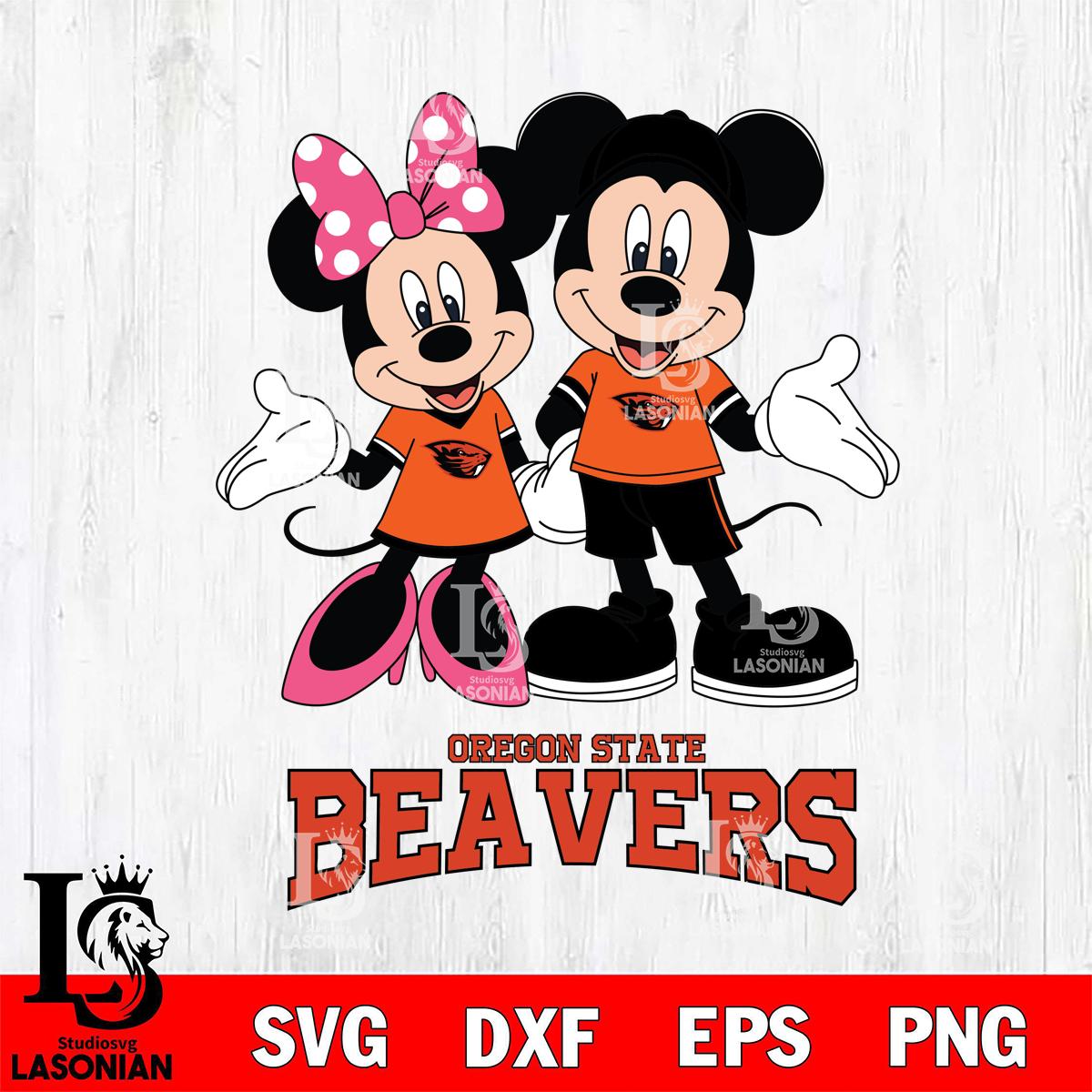 Oregon State Beavers Mickey Minnie Mouse Sport – lasoniansvg
