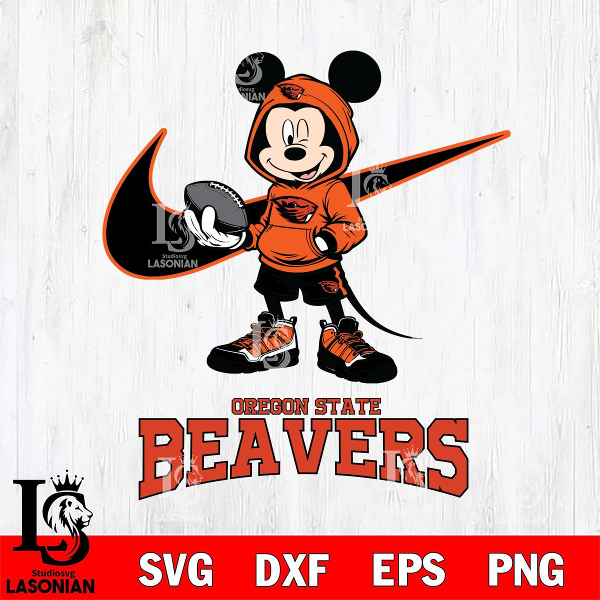 Oregon State Beavers Mikey Mouse Disney NIKE – lasoniansvg