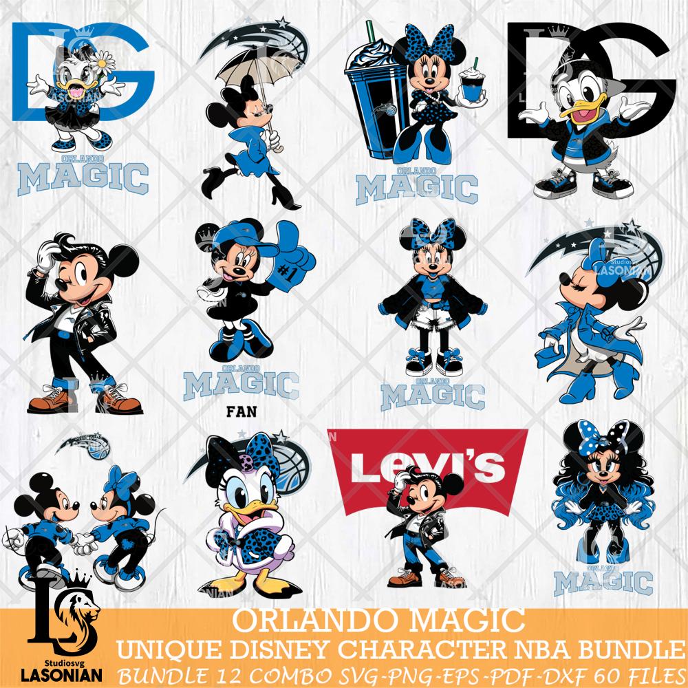 Orlando Magic Disney character NBA Bundle 12 – lasoniansvg
