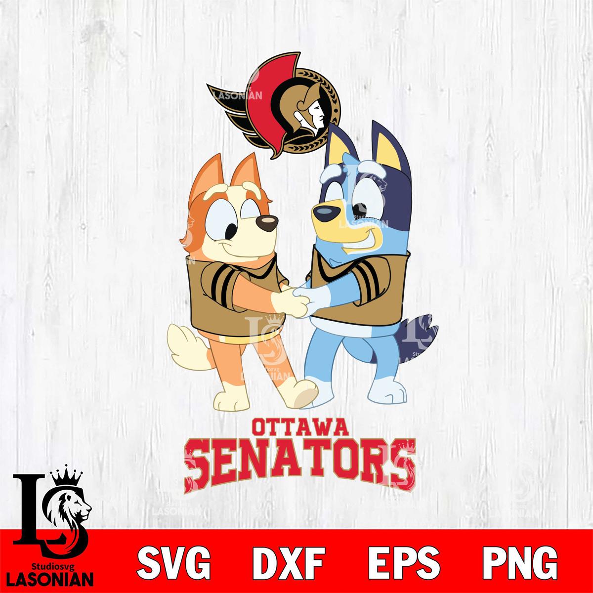 Ottawa Senators Bluey Chilli Dance – lasoniansvg