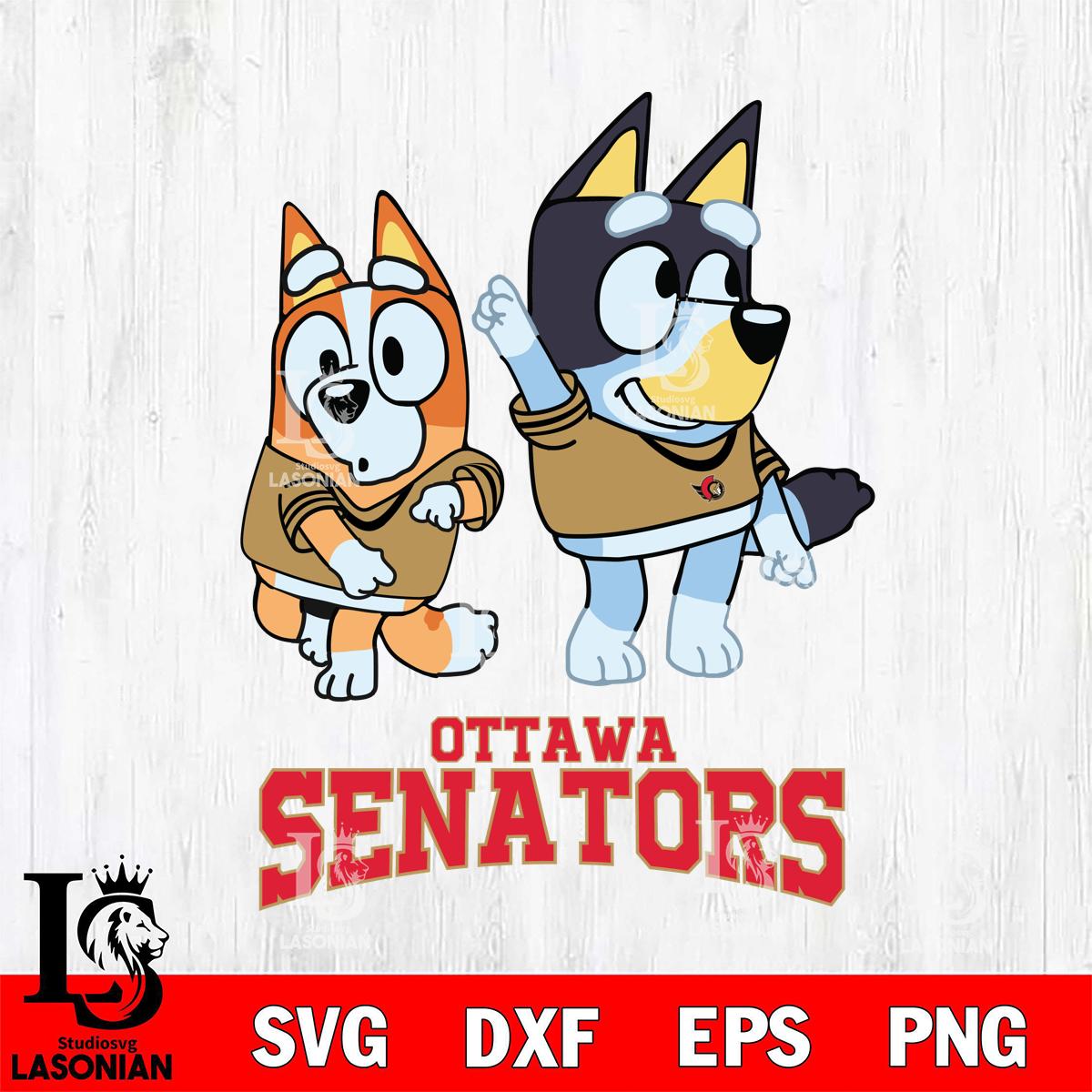 Ottawa Senators Bluey Chilli Mode Dance – lasoniansvg