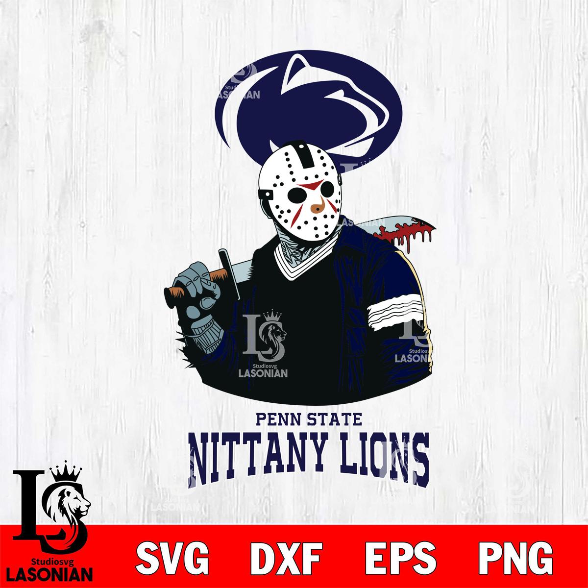 Penn State Nittany Lions Jason Voorhees 10 – lasoniansvg