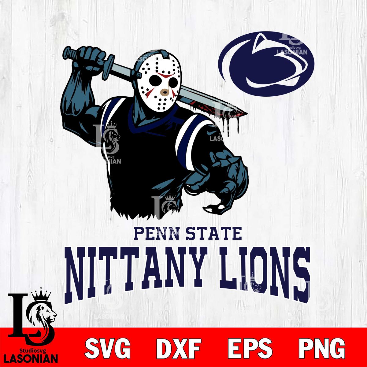Penn State Nittany Lions Jason Voorhees 5 – lasoniansvg