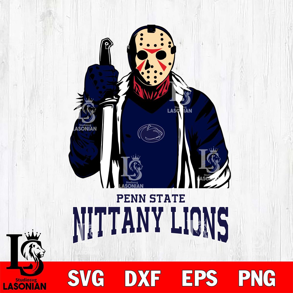 Penn State Nittany Lions Jason Voorhees 6 – lasoniansvg