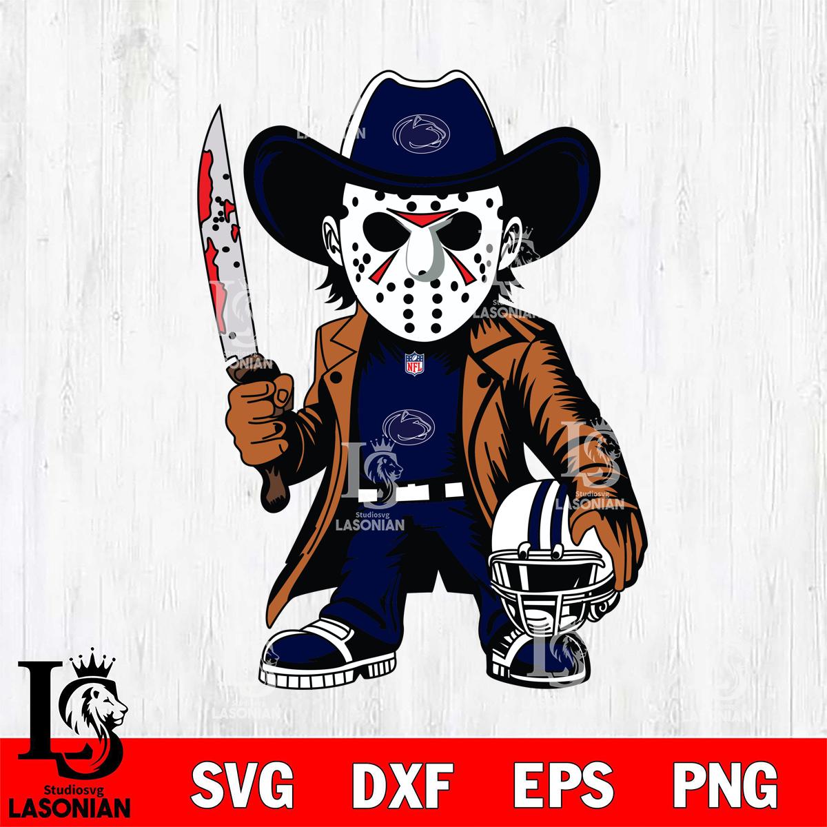 Penn State Nittany Lions Jason Voorhees Horror – lasoniansvg