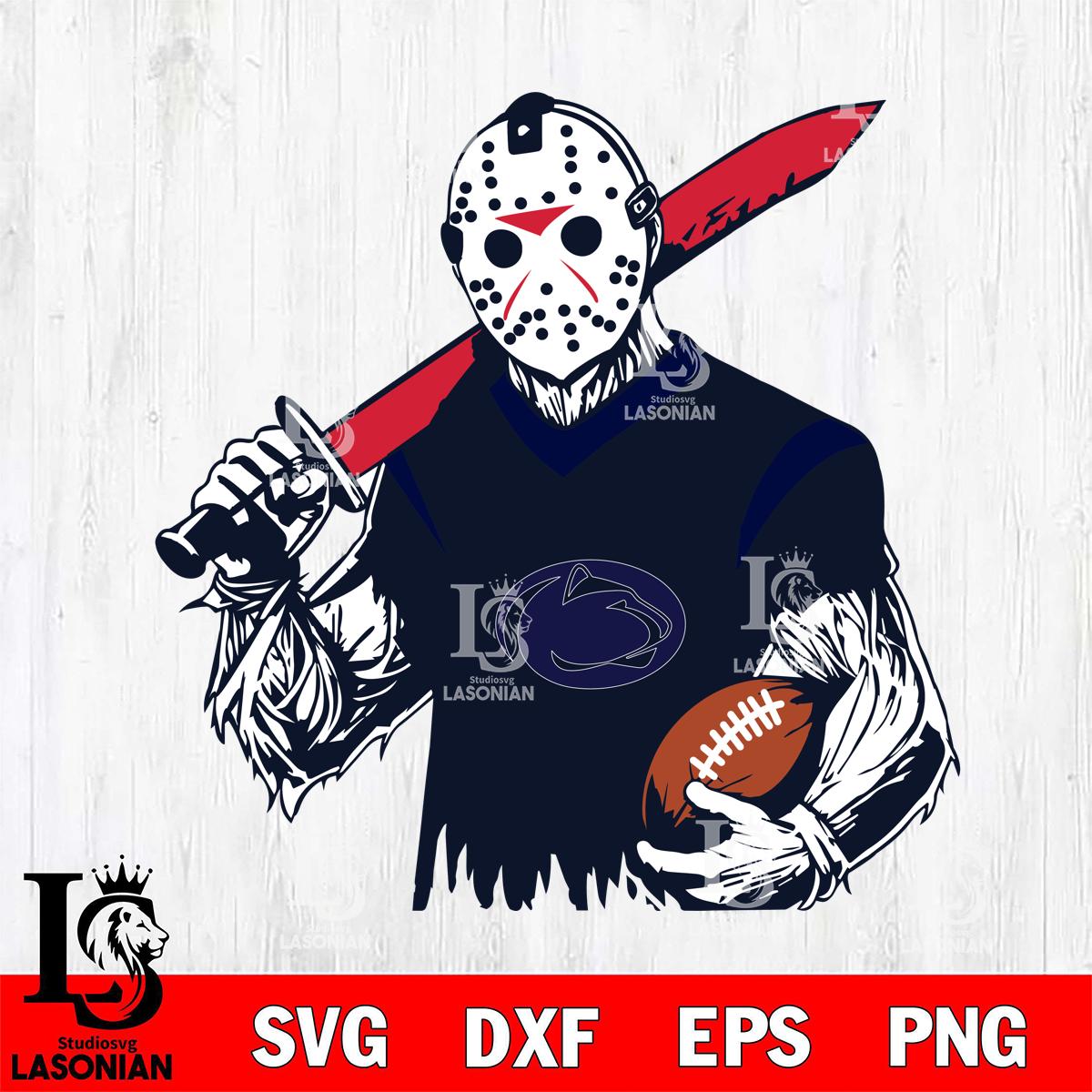 Penn State Nittany Lions Jason Voorhees Horror Halloween 2 – lasoniansvg