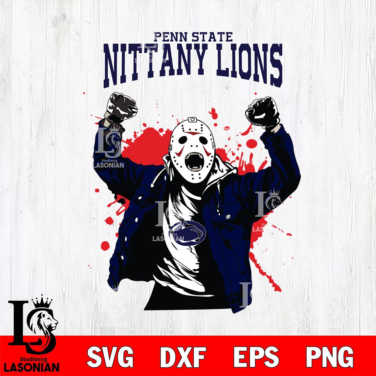 Penn State Nittany Lions Jason Voorhees Horror Halloween 3 – lasoniansvg