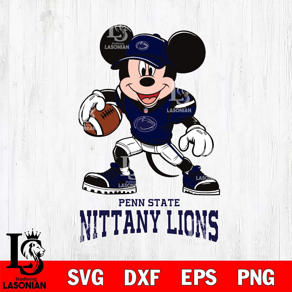 Penn State Nittany Lions Mikey Mouse Disney – lasoniansvg