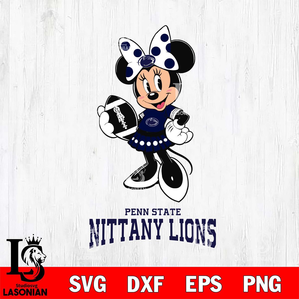 Penn State Nittany Lions Minnie Mouse – lasoniansvg
