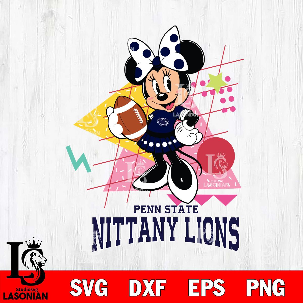 Penn State Nittany Lions Minnie Mouse Sport – lasoniansvg